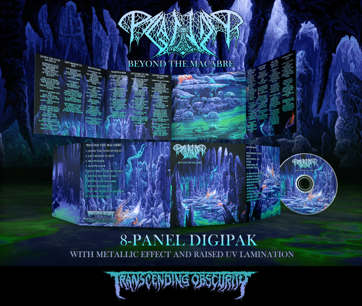 PAGANIZER - Beyond The Macabre 8-Panel Digipak CD - TRANSCENDING OBSCURITY