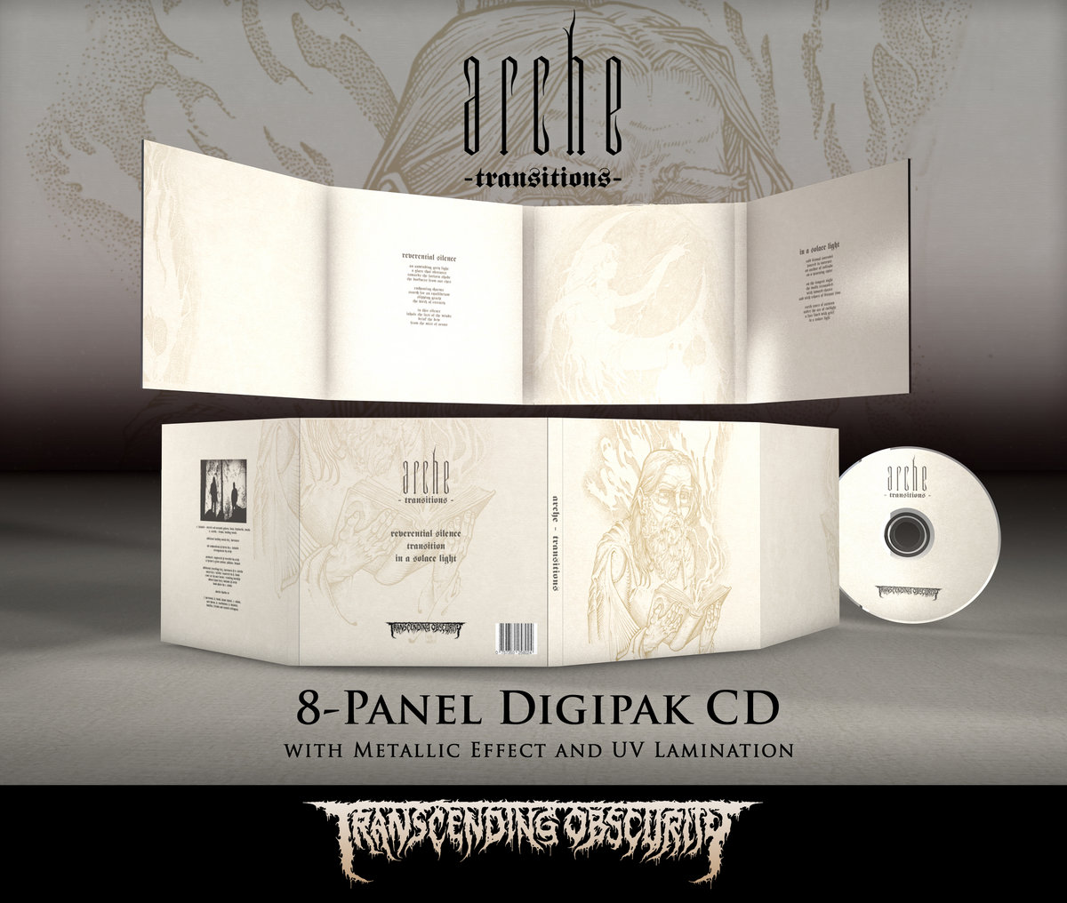 ARCHE - Transitions 8-Panel Digipak CD - TRANSCENDING OBSCURITY