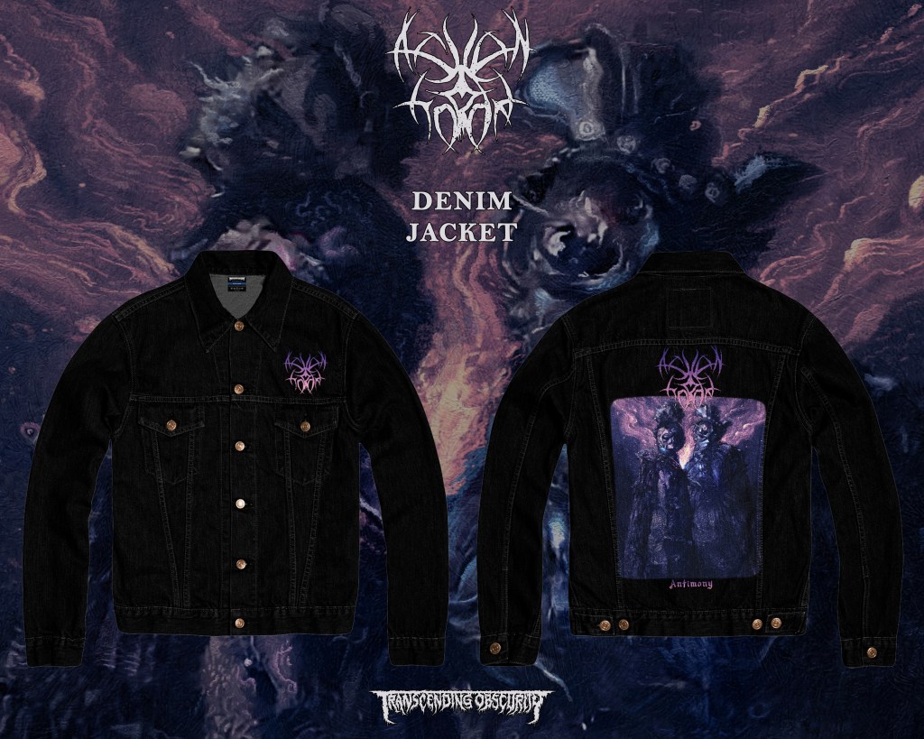 ASHEN HORDE - Antimony Artwork Denim Jacket - TRANSCENDING OBSCURITY