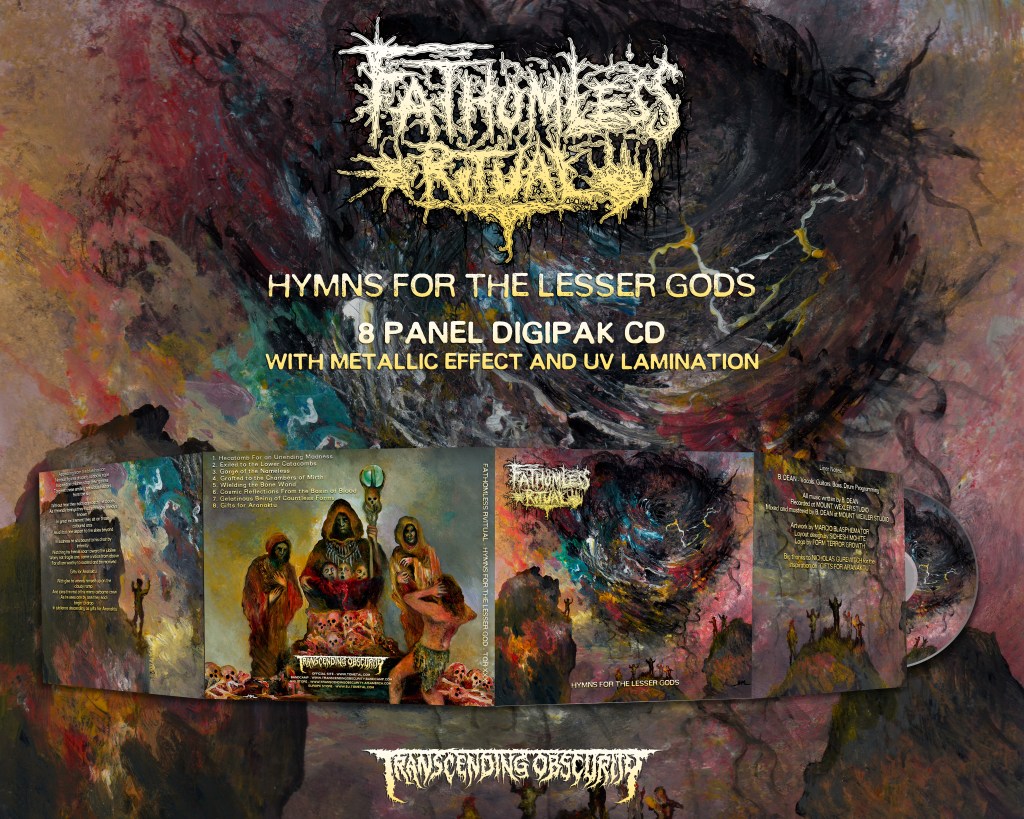 FATHOMLESS RITUAL - Hymns For The Lesser Gods 8-Panel Digipak CD (Free ...