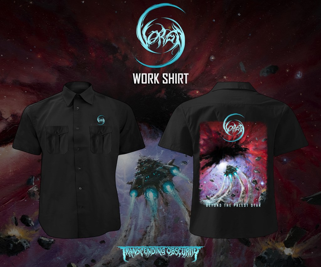 VORGA - Beyond The Palest Star Album Artwork Work Shirt - TRANSCENDING OBSCURITY