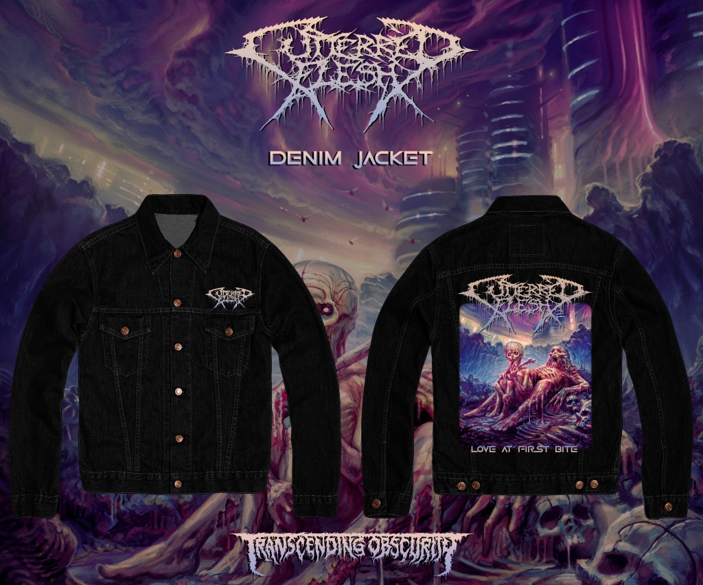 CUTTERRED FLESH - Love At First Bite Denim Jacket - TRANSCENDING OBSCURITY