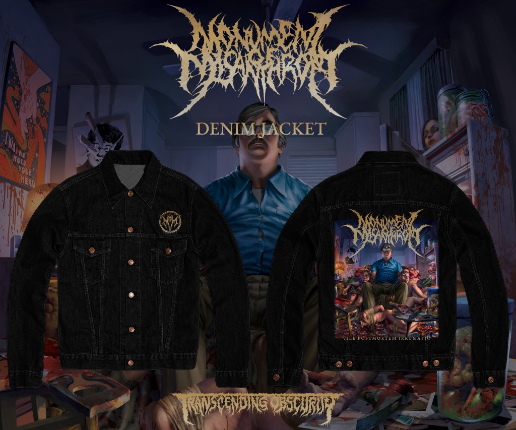 MONUMENT OF MISANTHROPY - Vile Postmortem Irrumatio Denim Jacket ...