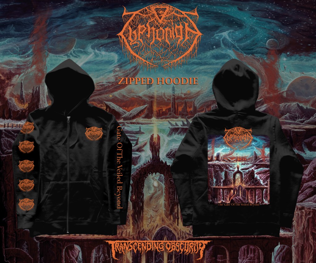TYPHONIAN - The Gate of the Veiled Beyond Zipped Hoodie - TRANSCENDING ...
