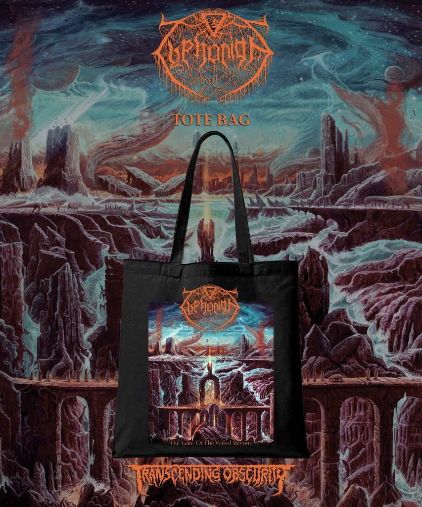 TYPHONIAN - The Gate of the Veiled Beyond Tote Bag - TRANSCENDING OBSCURITY
