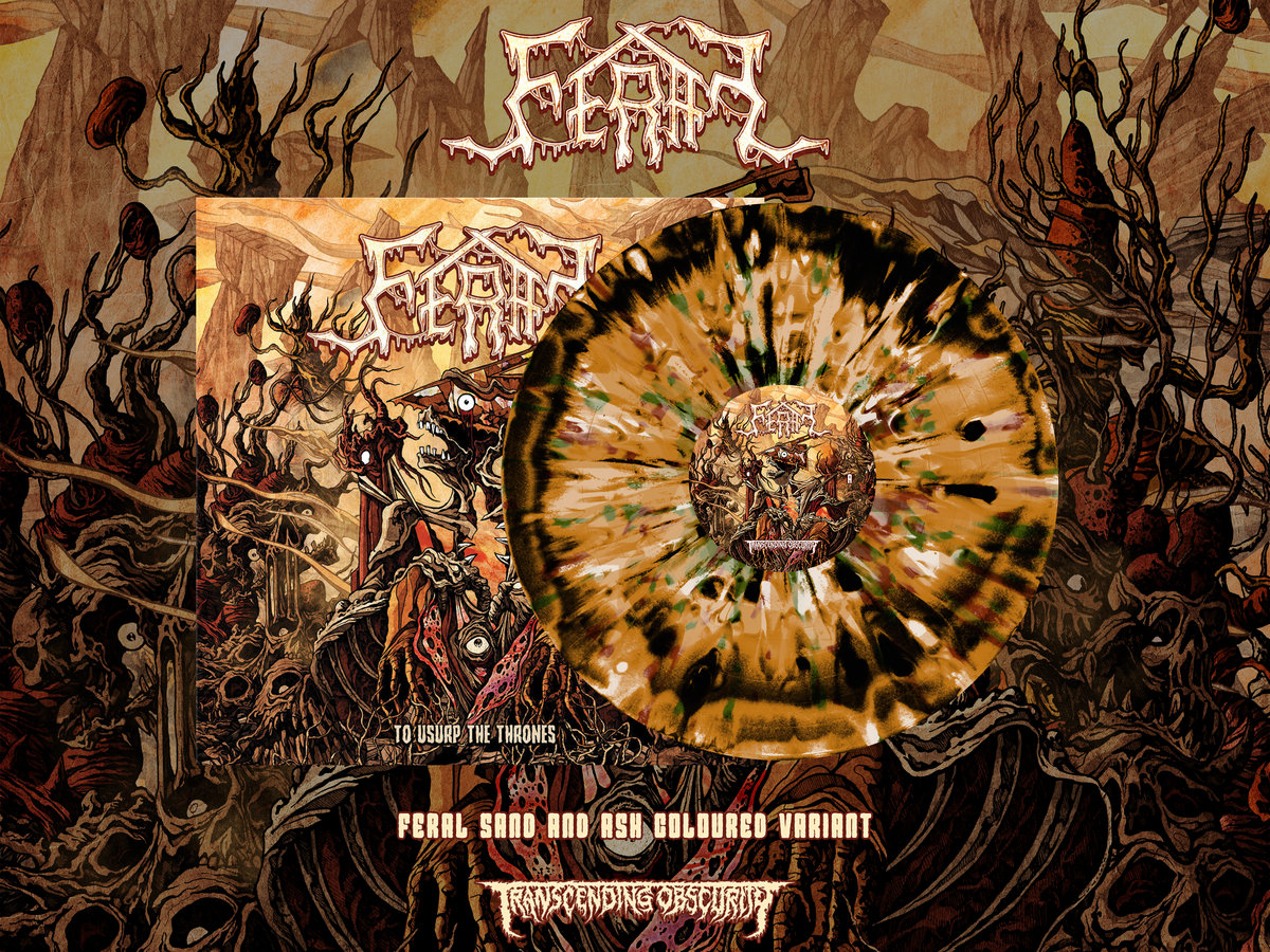 FERAL - To Usurp The Thrones Gatefold LP with Metallic Effect and UV ...