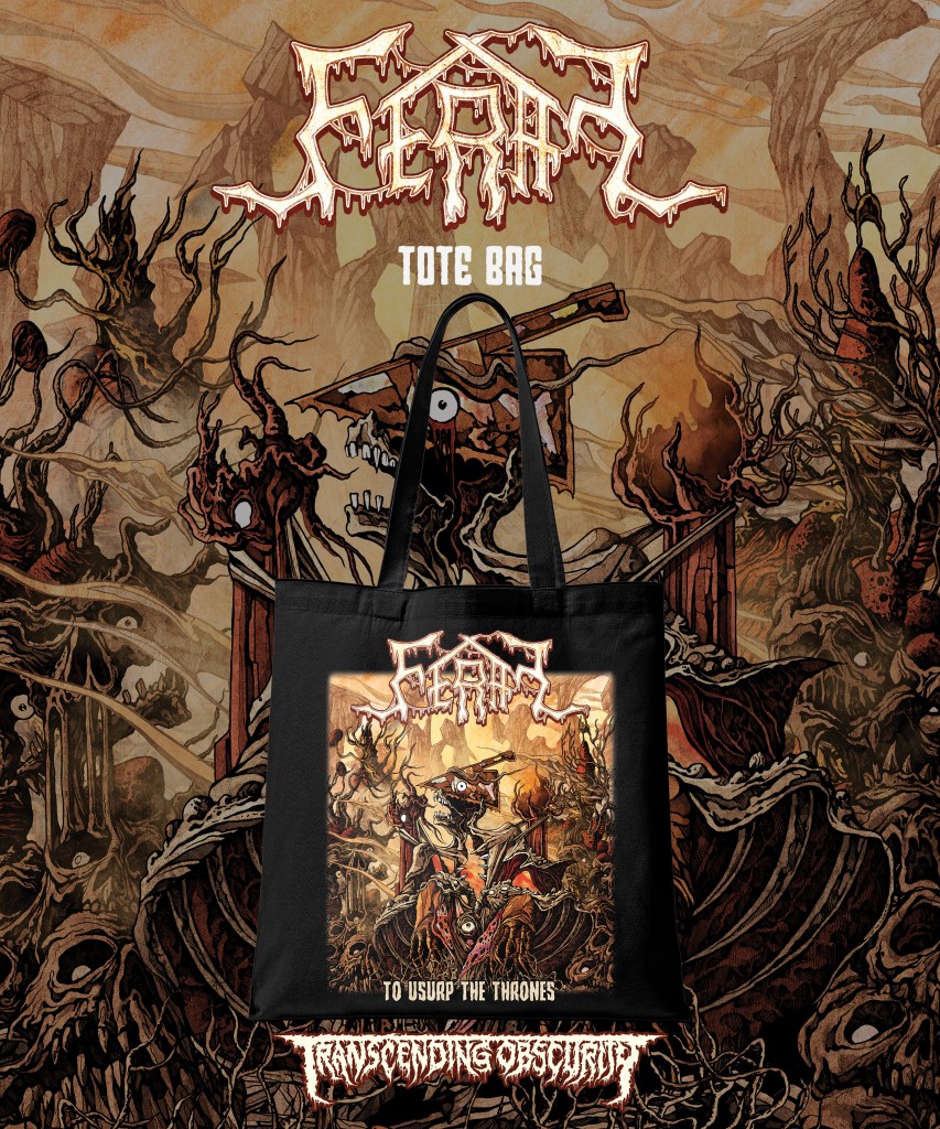 FERAL - To Usurp The Thrones Tote Bag - TRANSCENDING OBSCURITY