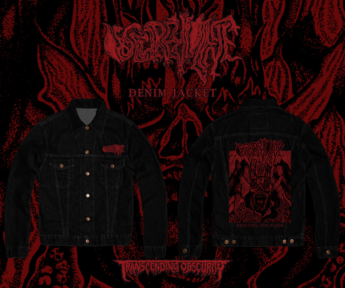 OBSCUREVIOLENCE - Refuting the Flesh Denim Jacket - TRANSCENDING OBSCURITY