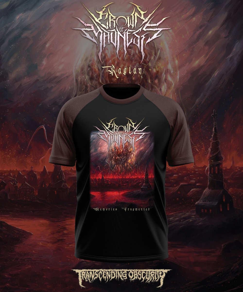 CROWN OF MADNESS - Memories Fragmented Raglan T-shirt (Limited to 25 ...