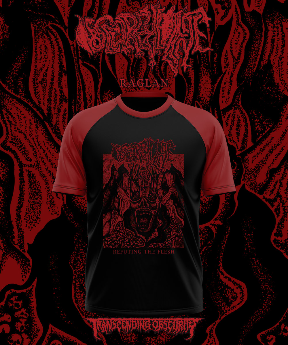 OBSCUREVIOLENCE - Refuting the Flesh Raglan T-shirt (Limited to 25 nos ...