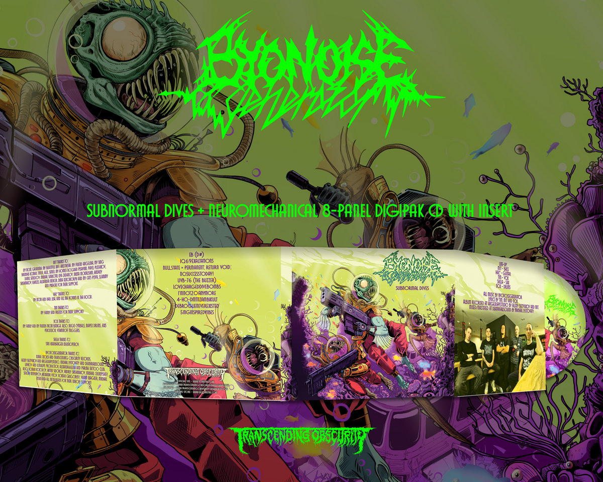 BYONOISEGENERATOR - Subnormal Dives + Neuromechanica 8-Panel Digipak CD ...