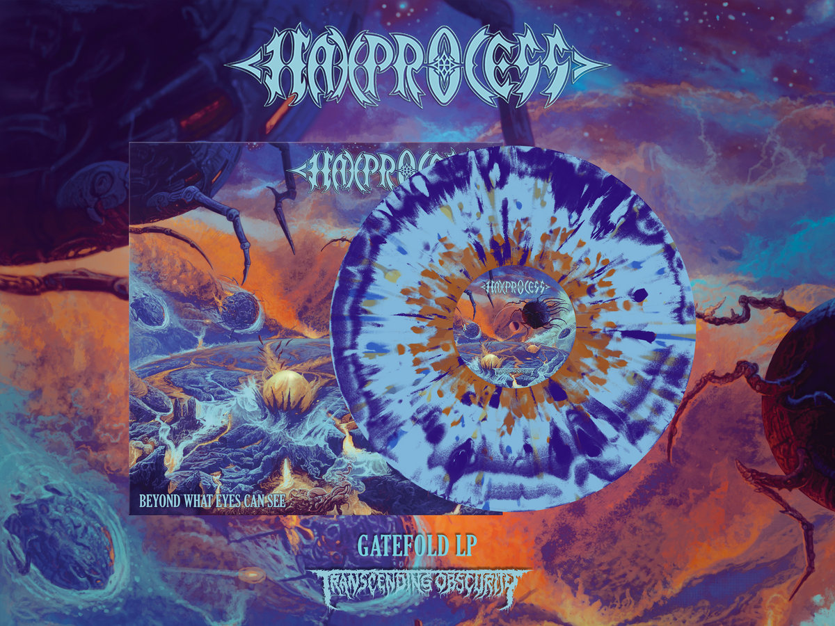 HAXPROCESS - Beyond What Eyes Can See Gatefold LP (Limited and hand ...