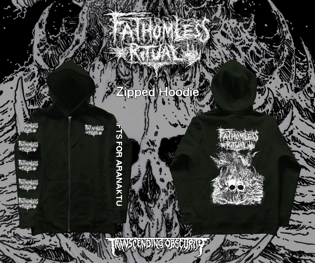FATHOMLESS RITUAL - Gifts for Aranaktu Zipped Hoodie - TRANSCENDING ...