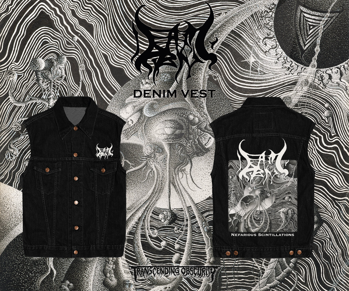 Dead And Dripping - Nefarious Scintillations Denim Vest - TRANSCENDING ...